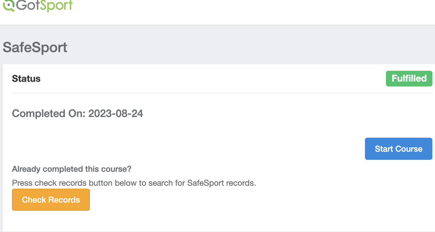 Safe Sports Training Info – Fairhope Soccer Club